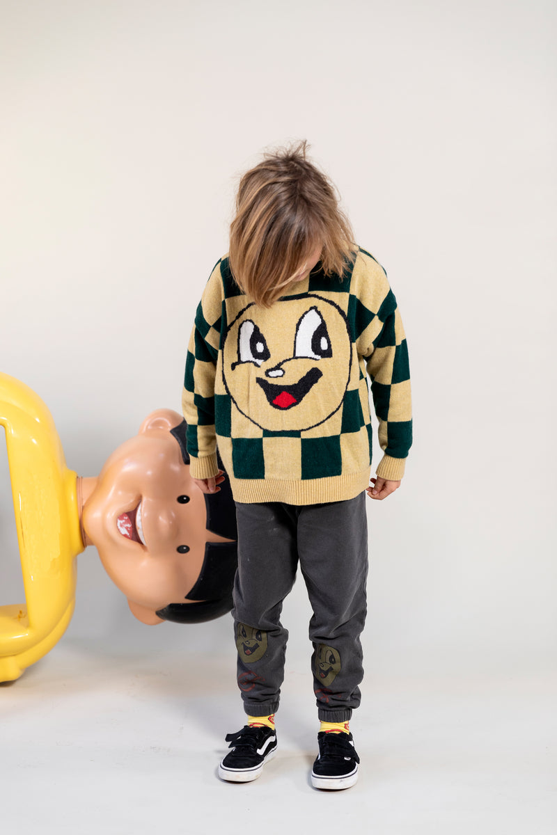 Fresh Dinosaurs Chess Jumper – The Boys and the Babe